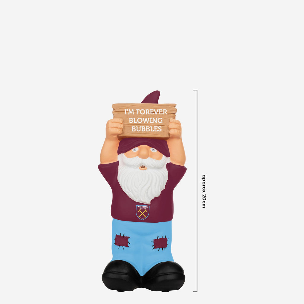 West Ham United FC Slogan Sign Gnome FOCO | UK