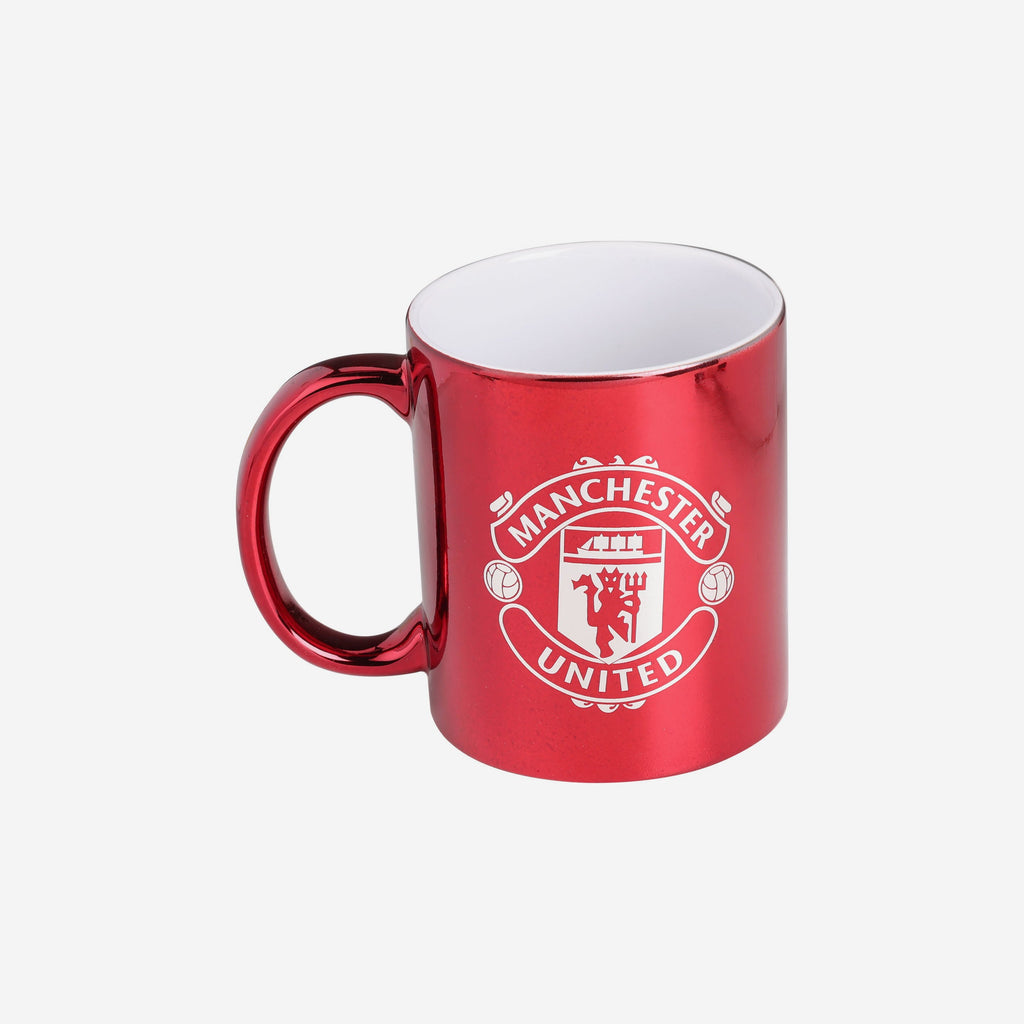 Manchester United FC Metallic Red Mug FOCO | UK