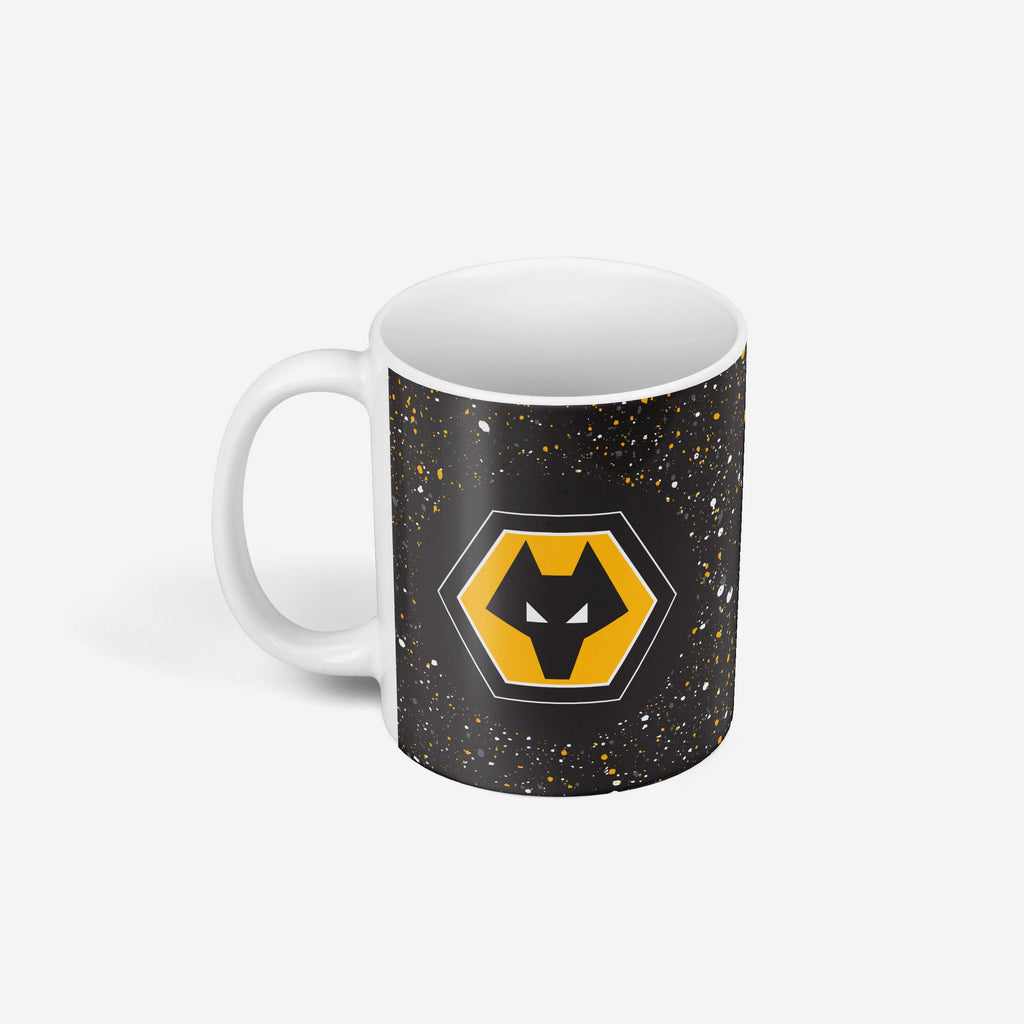 Wolverhampton Wanderers FC Paint Splatter Mug FOCO | UK