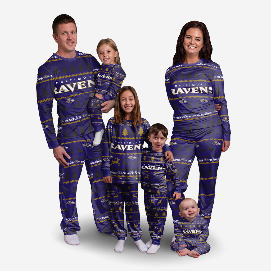 Baltimore Ravens Family Holiday Pyjamas FOCO | UK