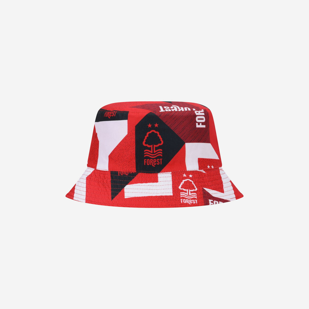 Nottingham Forest FC Geo Reversible Bucket Hat FOCO | UK