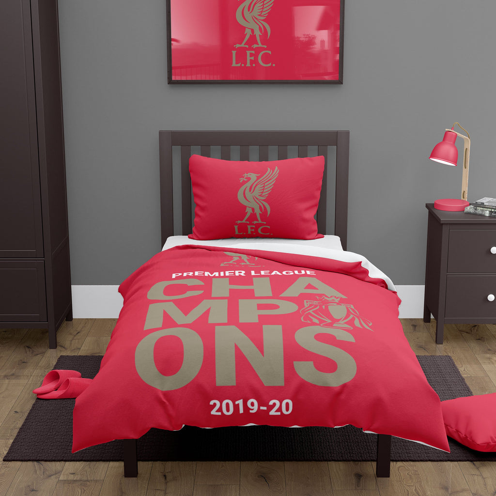 Liverpool FC 2019-20 Champions Single Duvet FOCO | UK