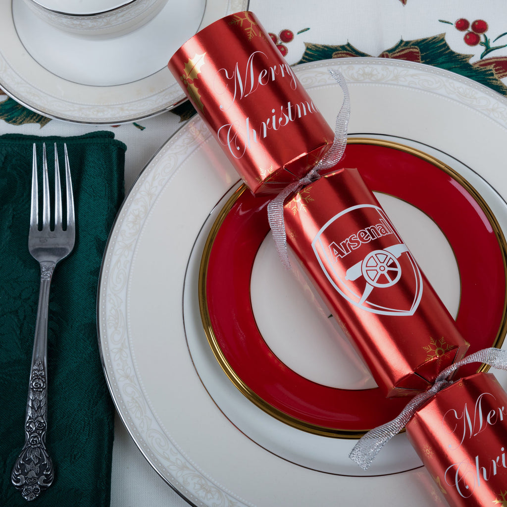 Arsenal FC 6 Pack Christmas Crackers FOCO | UK