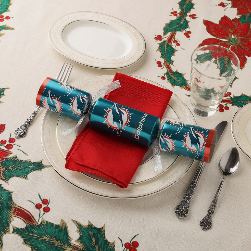 Miami Dolphins 6 Pack Christmas Holiday Crackers FOCO | UK