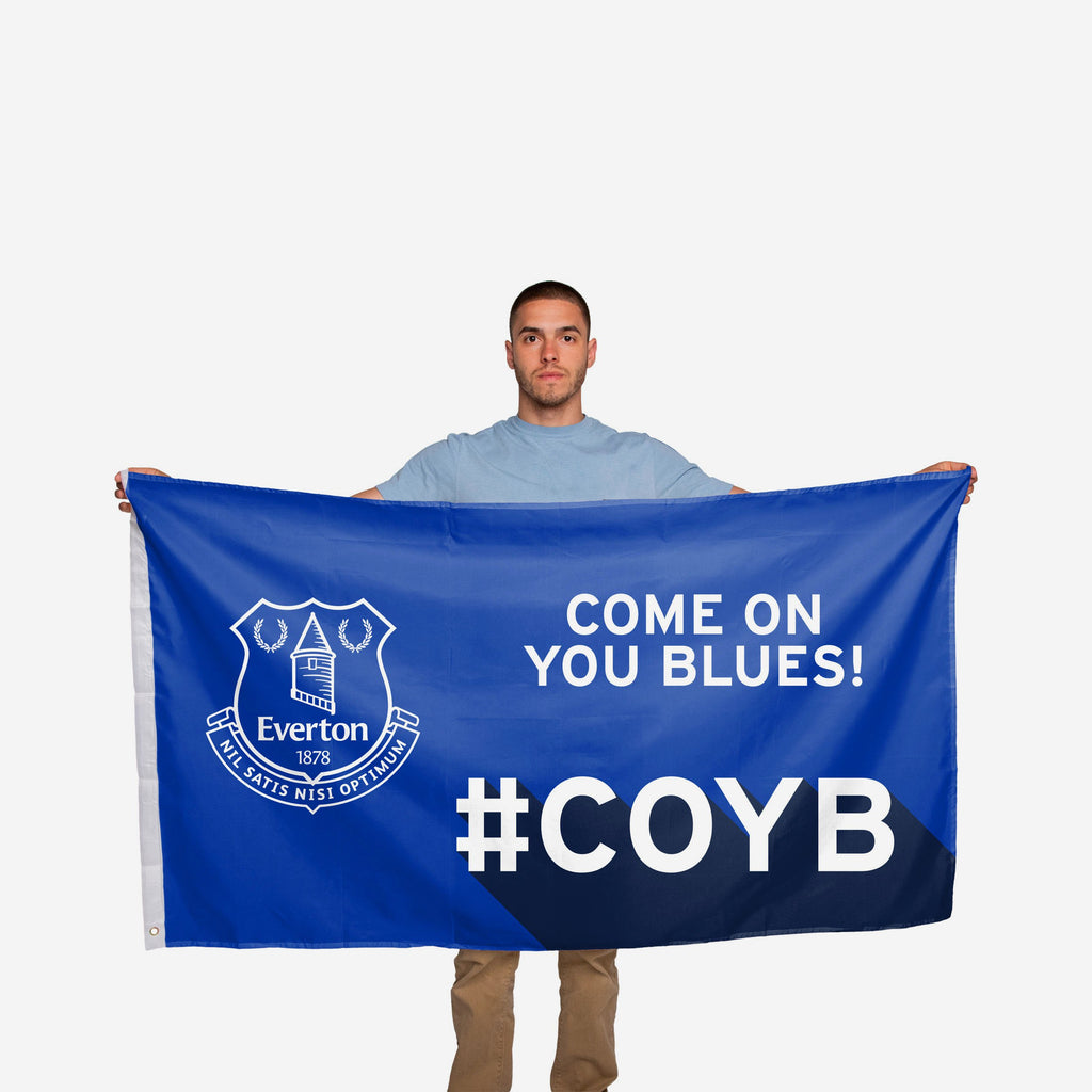 Everton FC Motivational Slogan Flag FOCO | UK