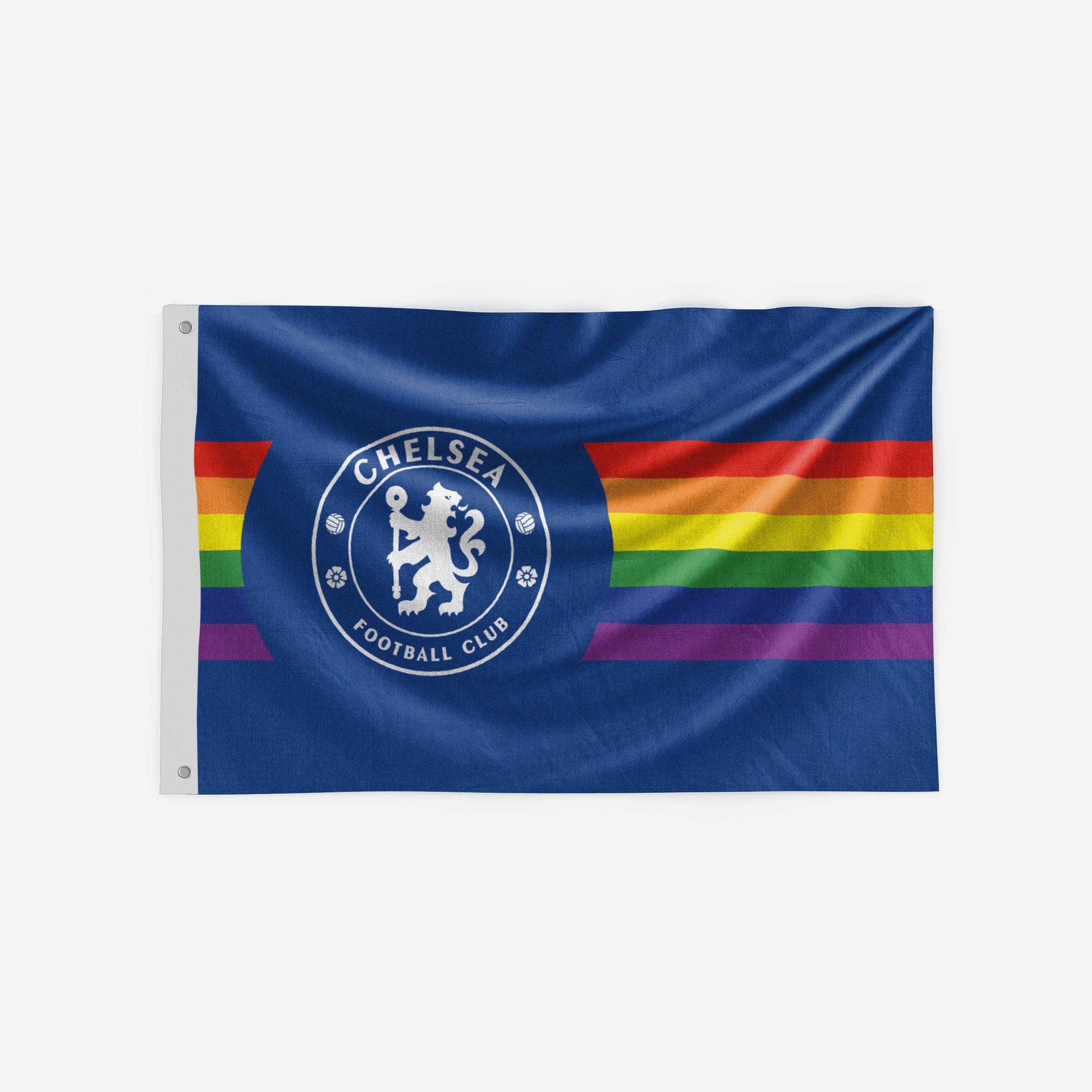 Chelsea FC Rainbow 5 x 3 Flag FOCO | UK