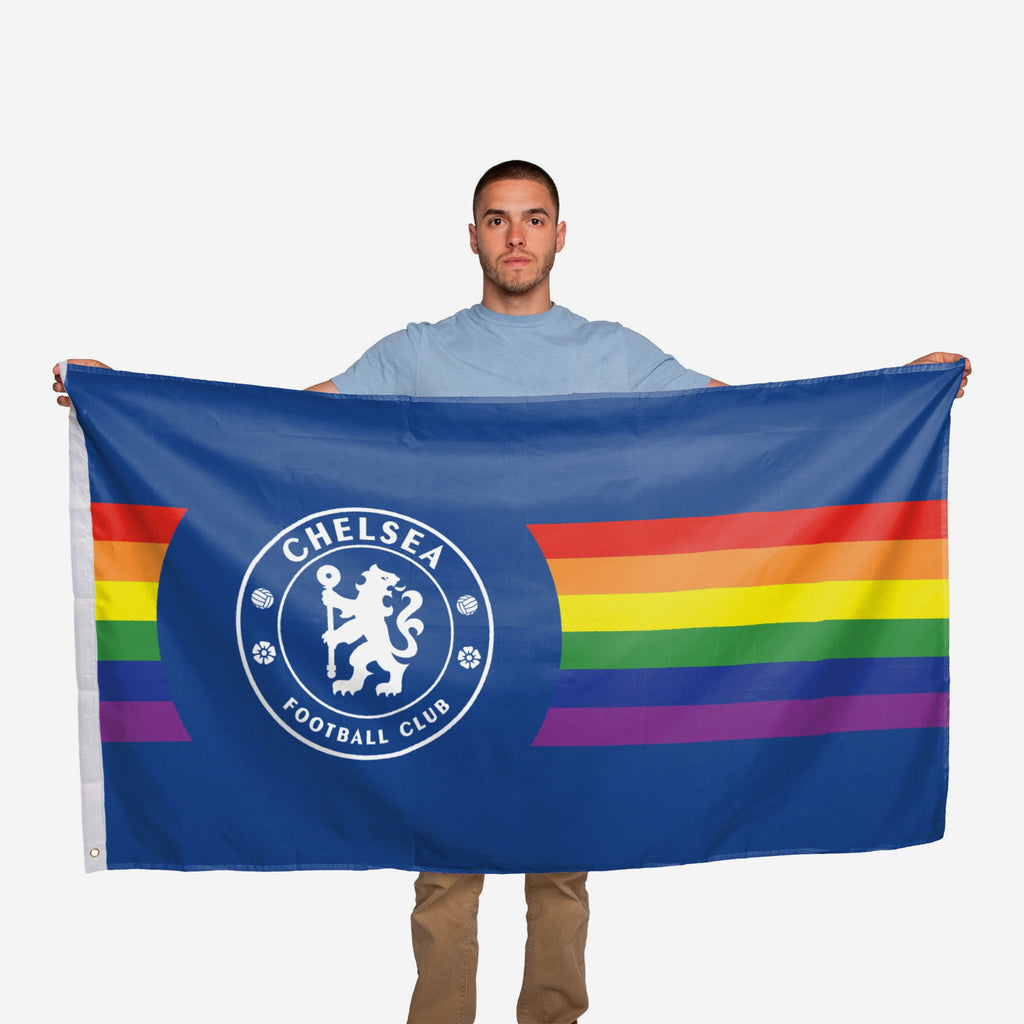 Chelsea FC Rainbow 5 x 3 Flag FOCO | UK