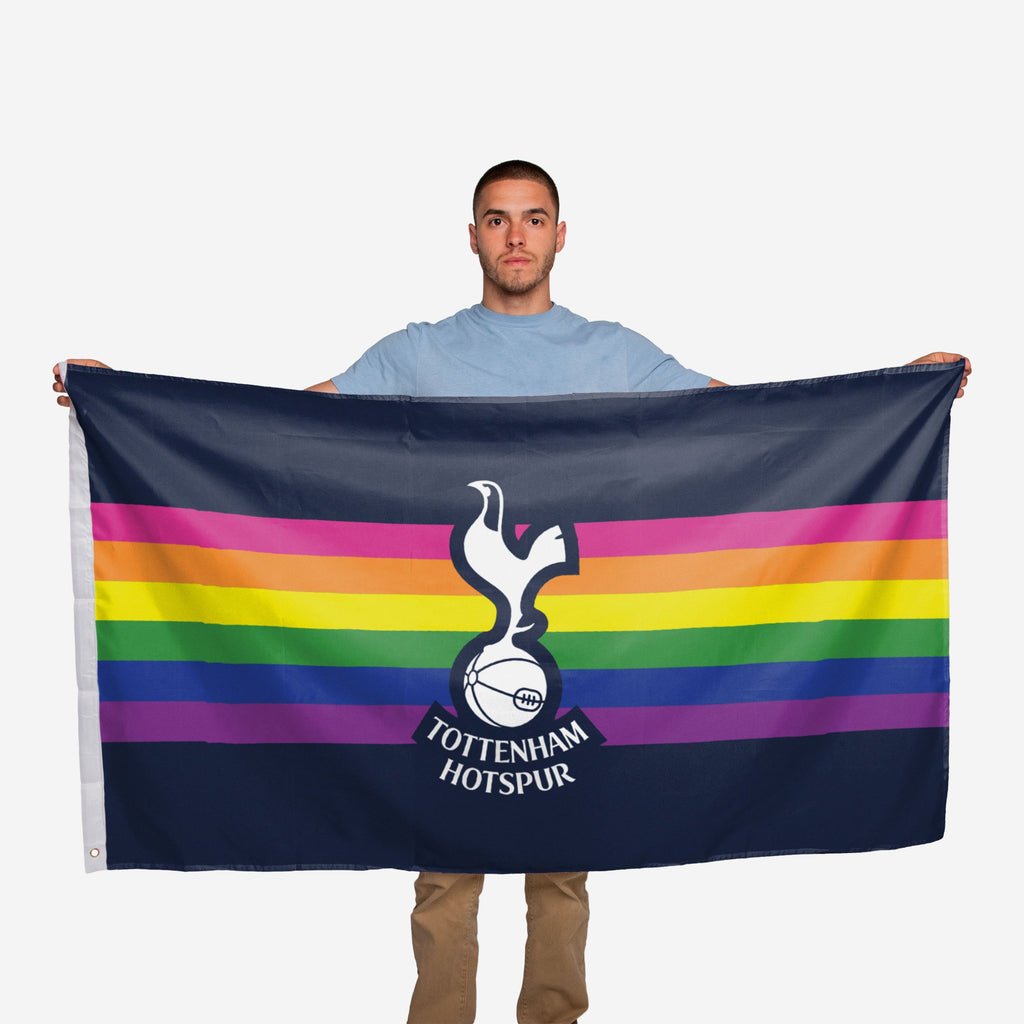 Tottenham Hotspur Rainbow 5x3 Flag FOCO | UK