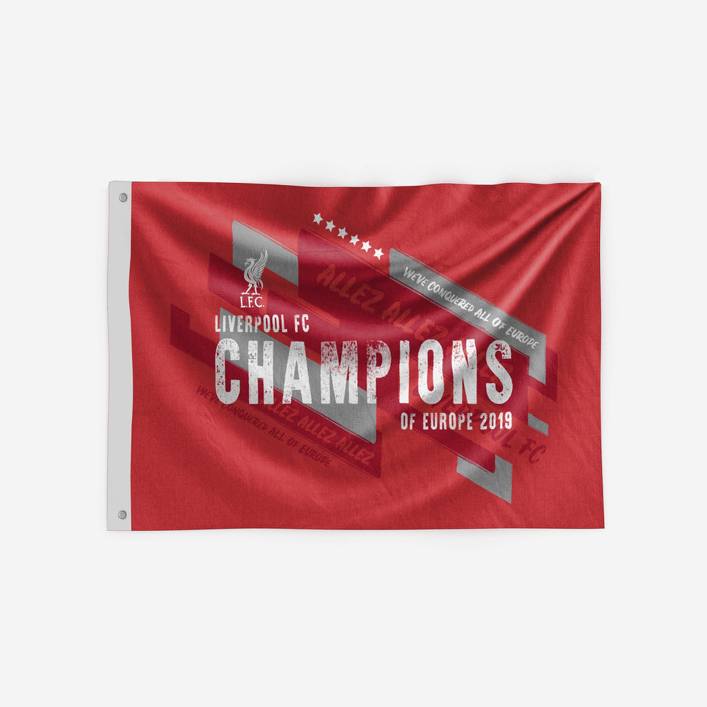 Liverpool FC 2018-19 Champions 5 x 3 Red Flag FOCO | UK