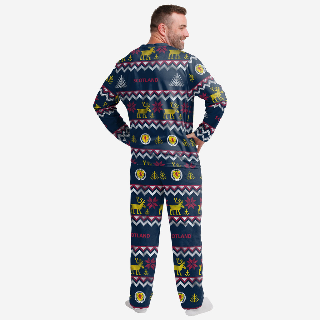 Scotland Mens Ugly Pattern Family Holiday Pyjamas FOCO | UK
