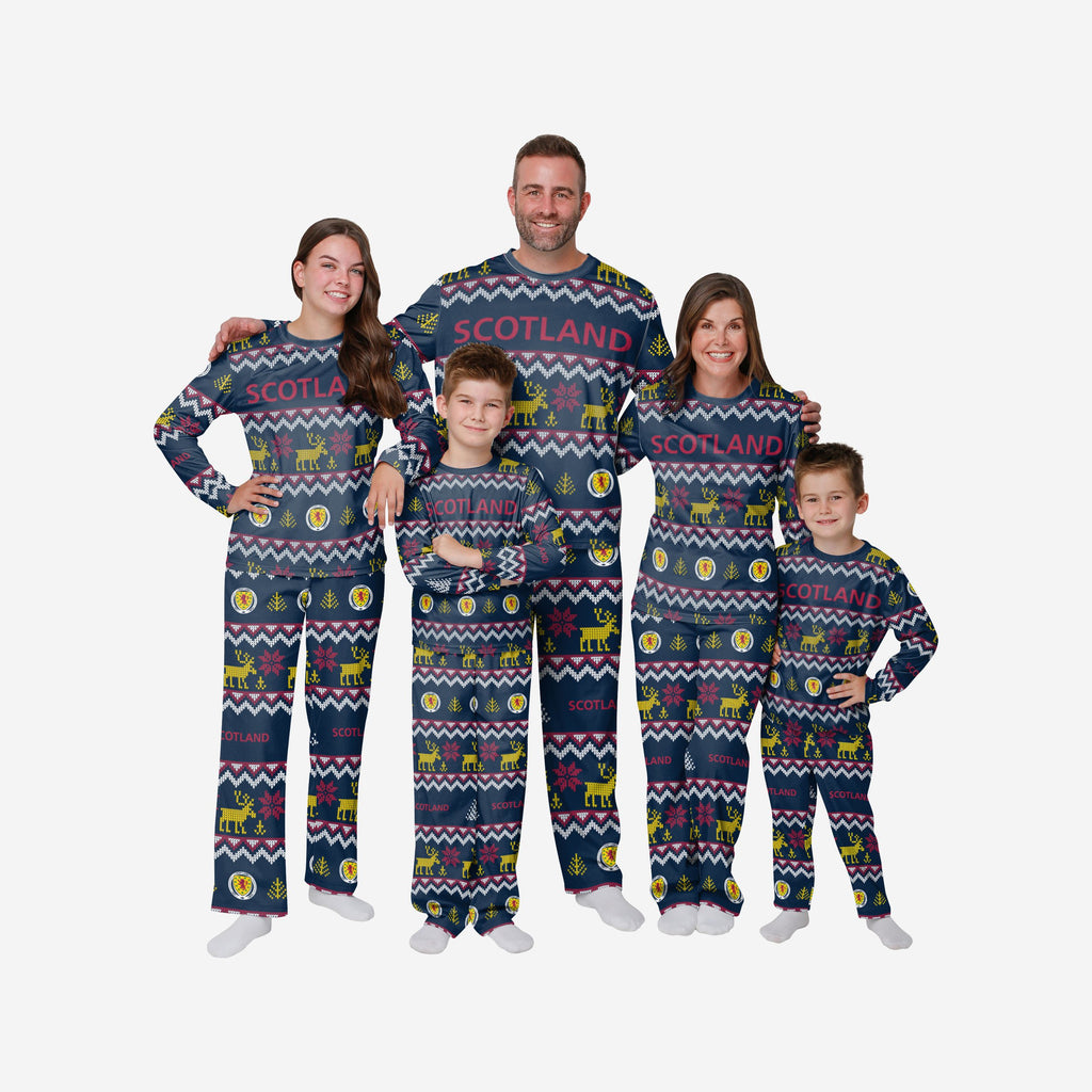 Scotland Womens Ugly Pattern Family Holiday Pyjamas FOCO | UK