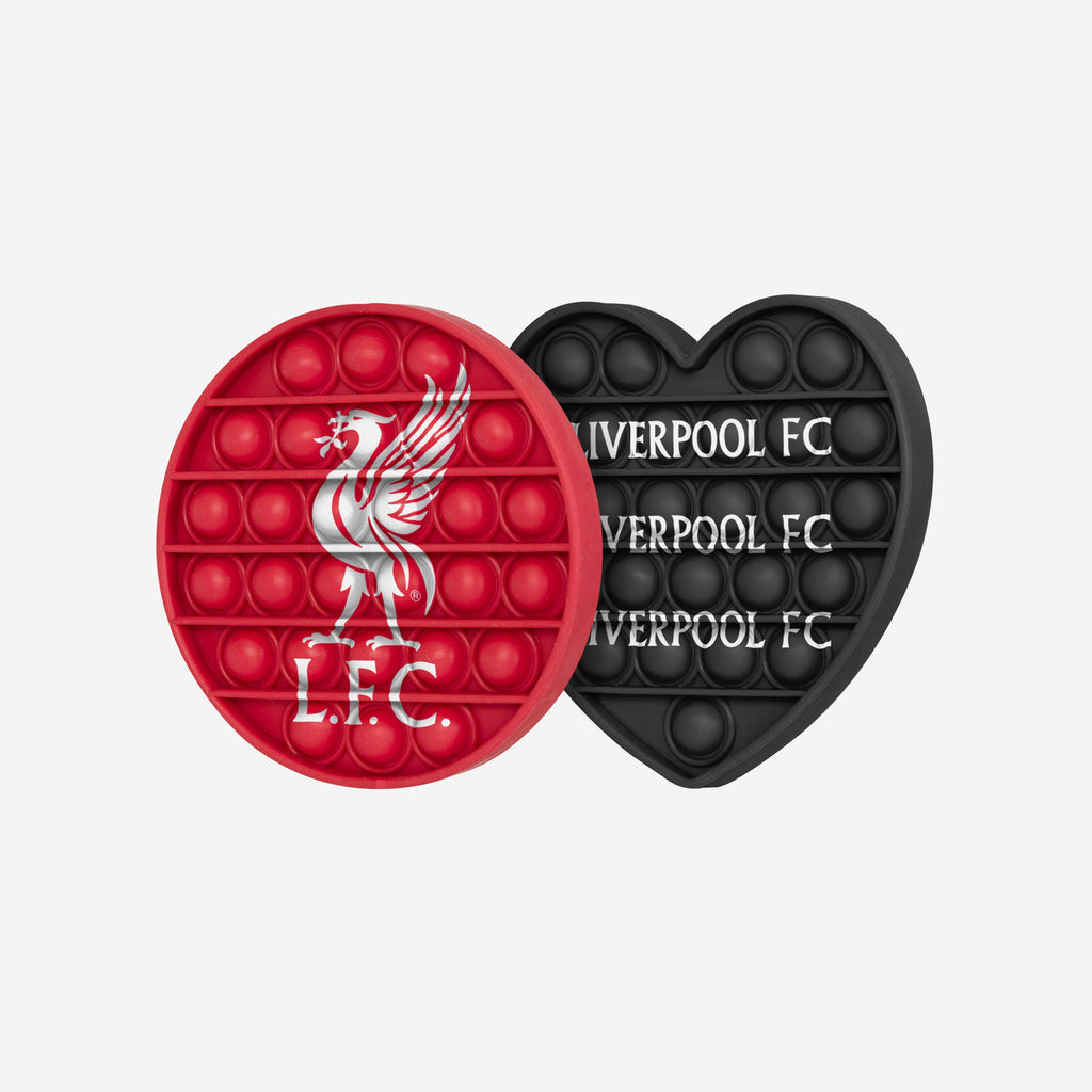 Liverpool FC 2 Pack Circle & Heart Push-Itz Fidget FOCO | UK