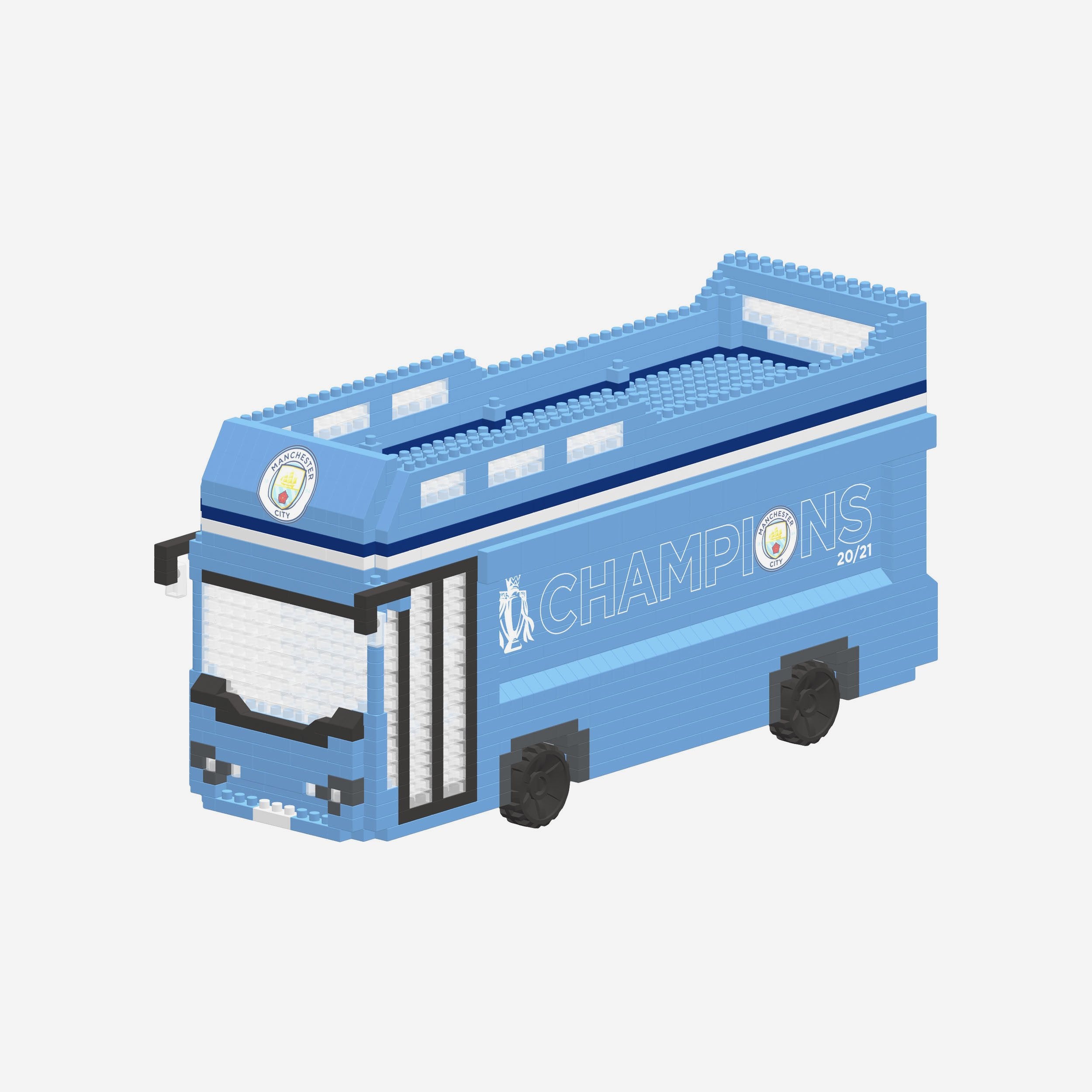 Manchester City FC Premier League Winners BRXLZ Bus FOCO | UK