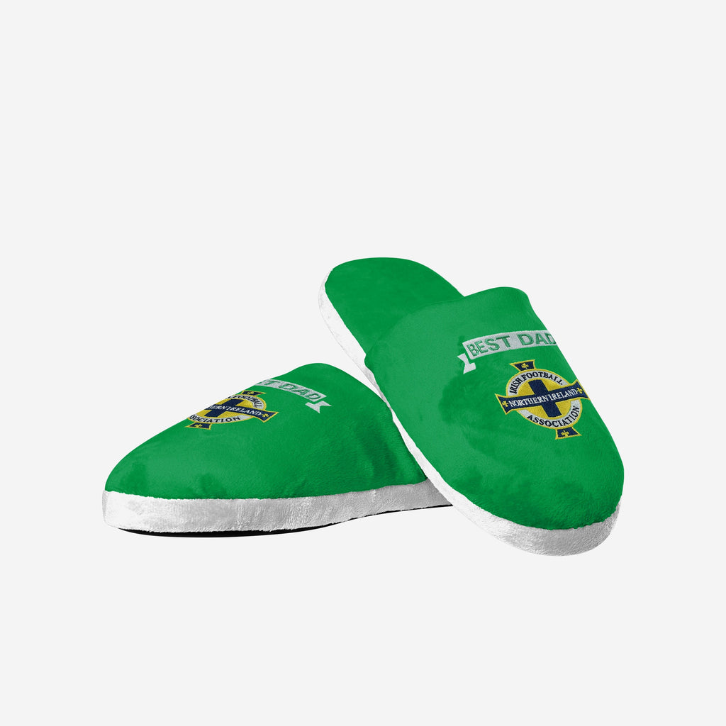 Northern Ireland Best Dad Slippers FOCO | UK