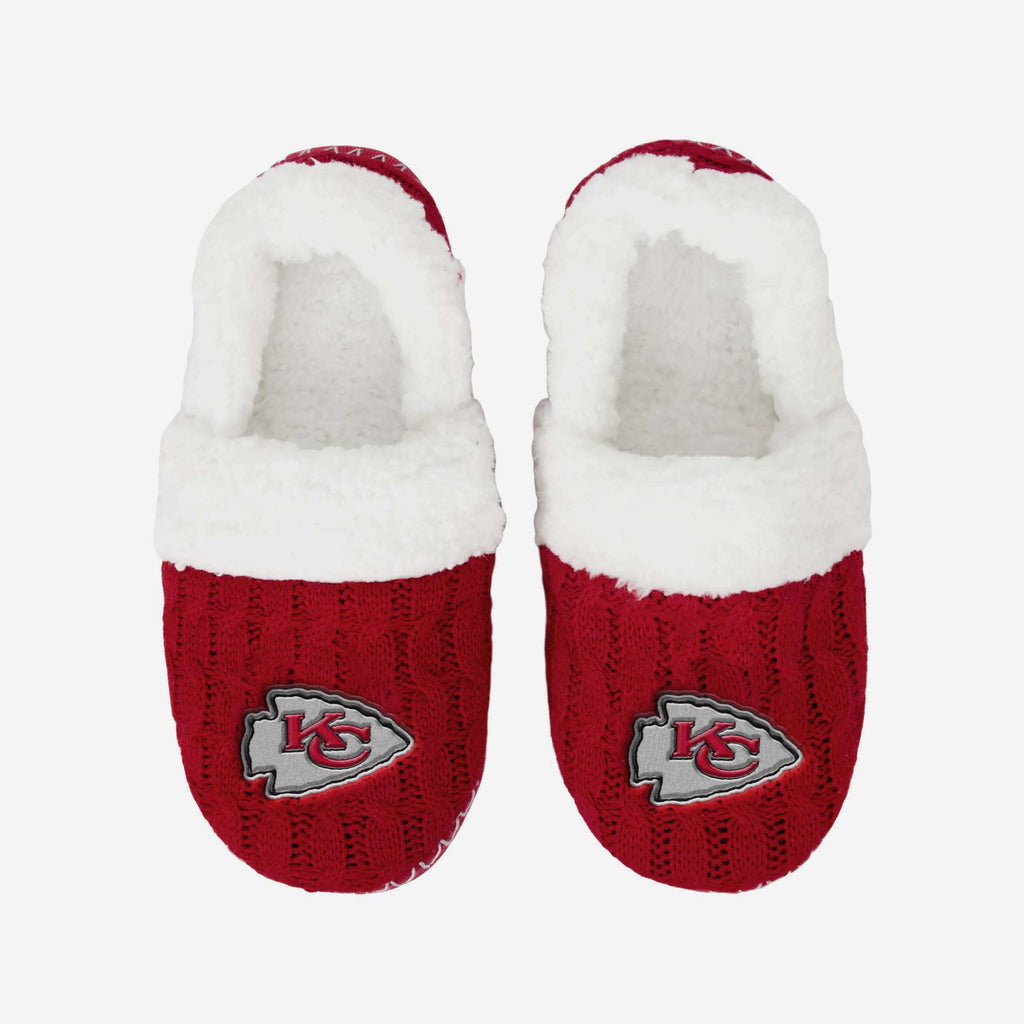Kansas City Chiefs Team Colour Moccasin Slipper FOCO | UK