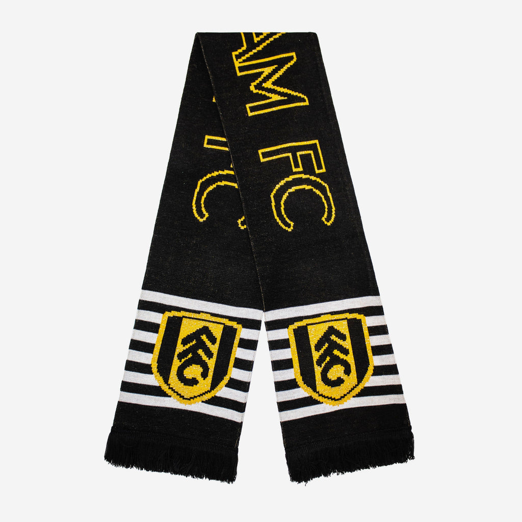 Fulham FC Metallic Thread Scarf FOCO | UK