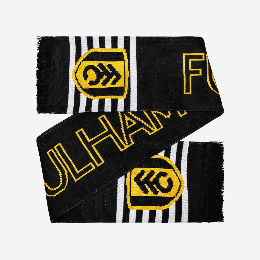 Fulham FC Metallic Thread Scarf FOCO | UK