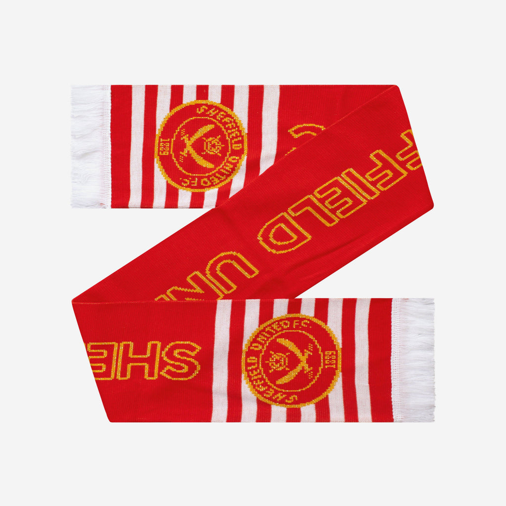 Sheffield United FC Metallic Thread Scarf FOCO | UK