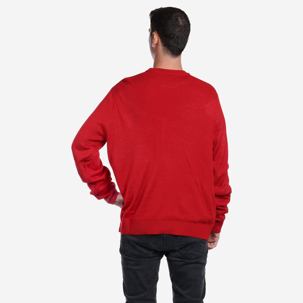 Manchester United FC Santa Is A Fan Christmas Jumper FOCO | UK