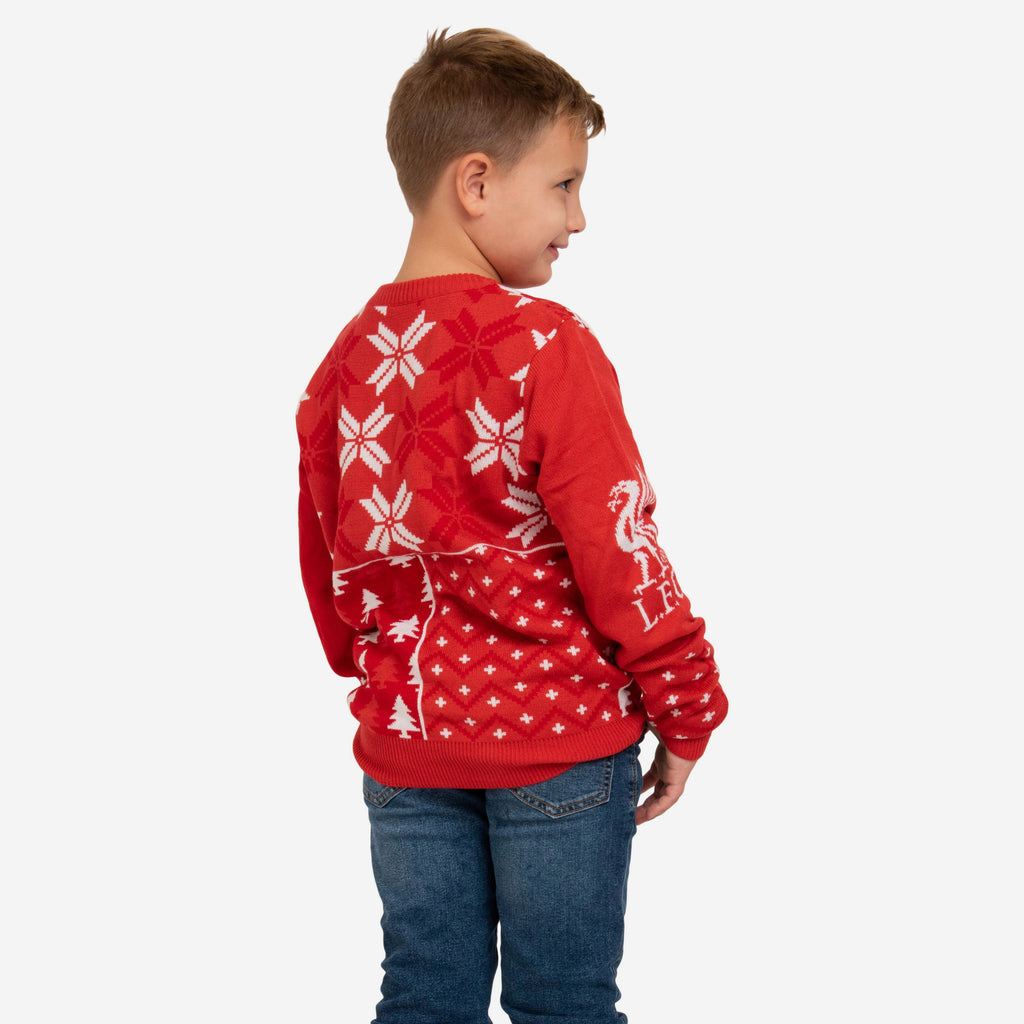 Liverpool FC Youth Christmas Sweater FOCO | UK