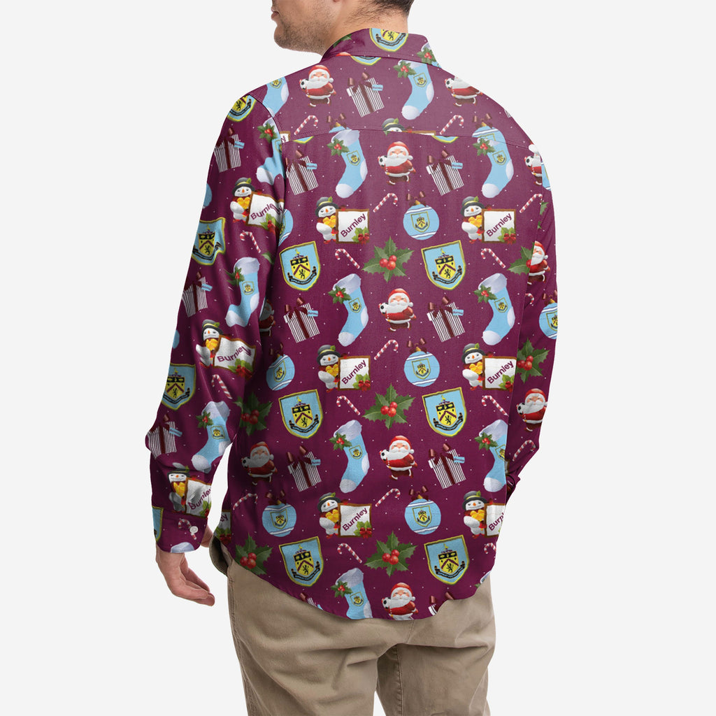 Burnley FC Long Sleeve Christmas Shirt FOCO | UK