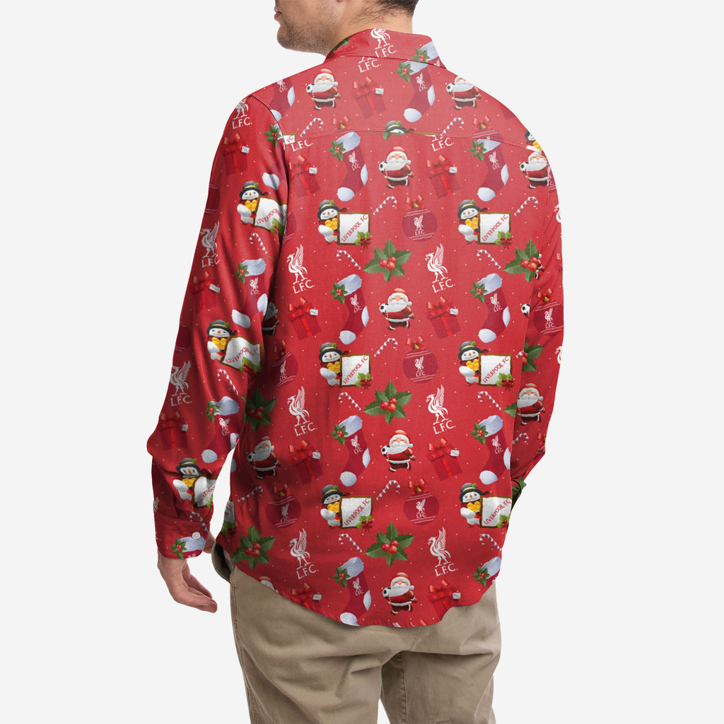 Liverpool FC Long Sleeve Christmas Shirt FOCO | UK