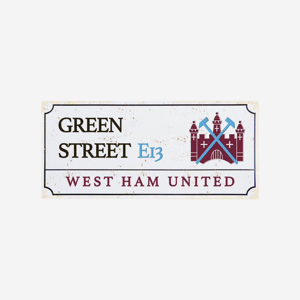 West Ham United FC Retro Street Sign FOCO | UK